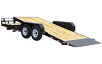 77" Single Axle Channel Utility (U7) - PJ Trailers