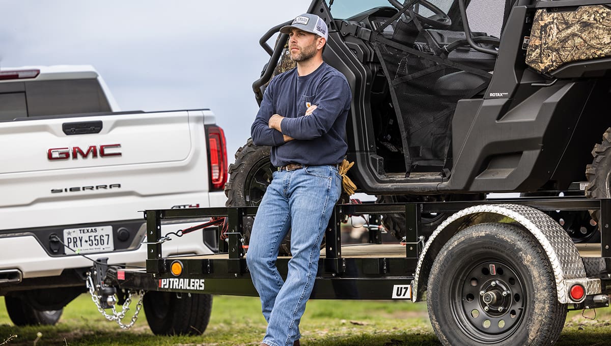 77" Single Axle Channel Utility ( U7 ) | PJ Trailers